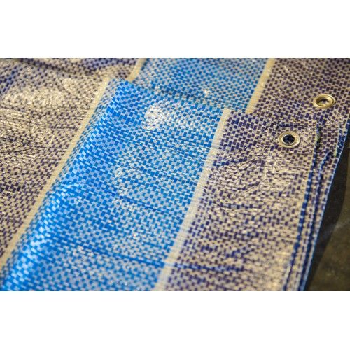 Buy 【Tarpaulin Canvas/ Blue White Canvas Sheet/ Canvas Cover/ Painting ...