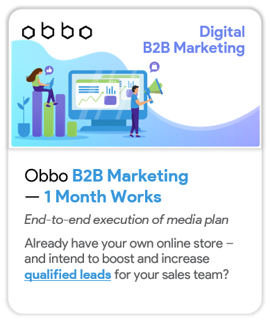 Buy 【Obbo B2B Marketing — Dedicated Works for 1 Month】 from Trusted ...