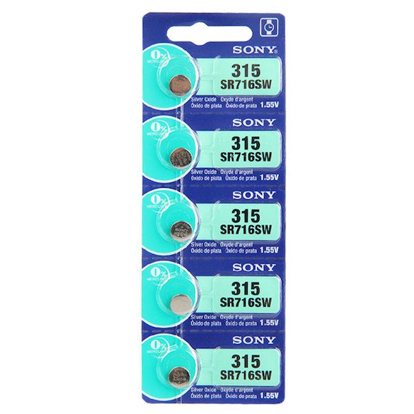 Buy 【Sony SR716SW (315) Silver Oxide Battery】 from Trusted Distributors ...